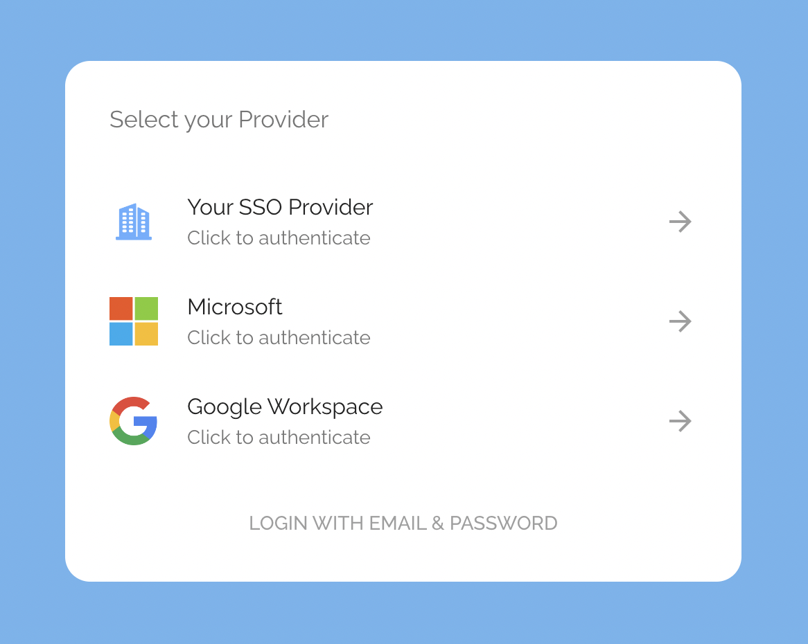 How to Setup Single Sign-On (SSO)
