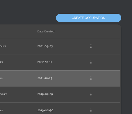 How to Create an Occupation
