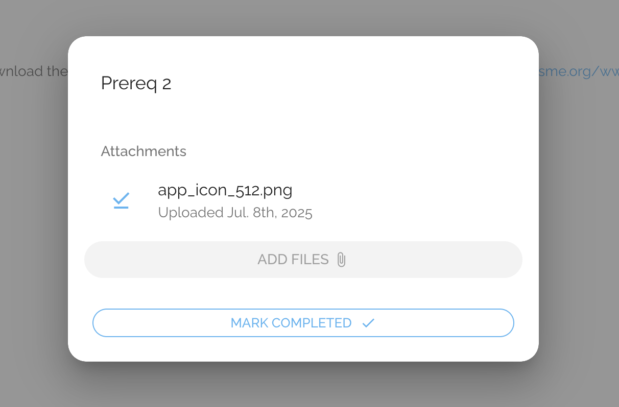 How to create an Applicant Checklist: Application
