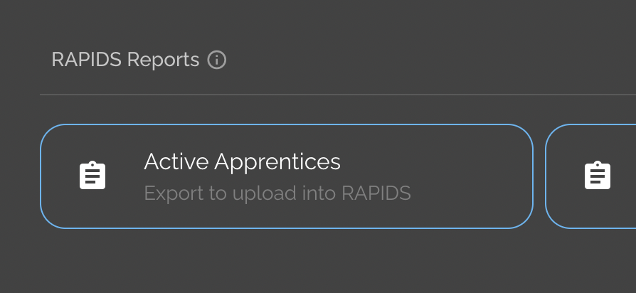 How to generate RAPIDS reports